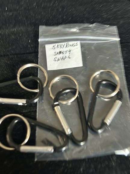 (5) Key Ring safety snaps - McNatt Real Estate