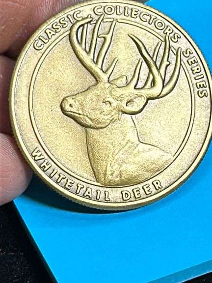 NRA White tail deer collectors series token/coin - McNatt Real Estate