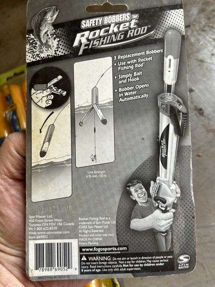 (7) Rocket Fishing rods in orig packaging - McNatt Real Estate