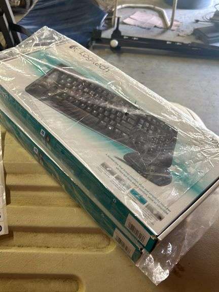 2 new Logitech desktop keyboards in boxes - McNatt Real Estate