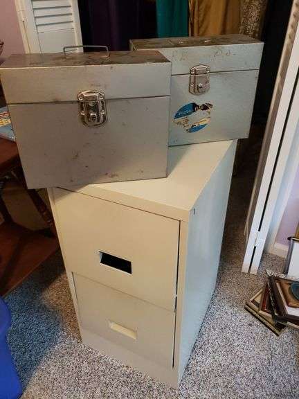 Filing cab. And 2 filing boxes - McNatt Real Estate