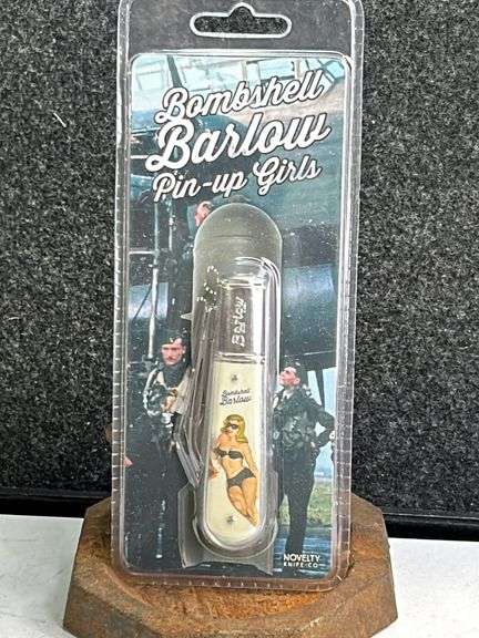 Bombshell Barlow Pinup Girl knife - McNatt Real Estate