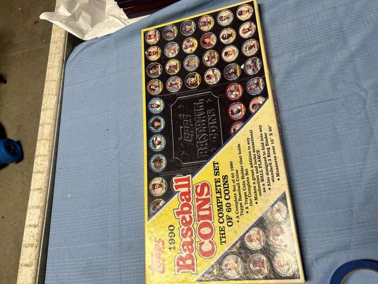 1990 Topps Baseball coin set missing 3 coins - mostly complete - McNatt ...