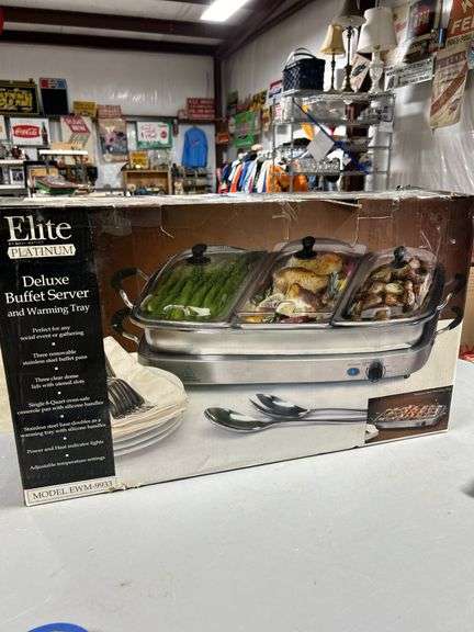 Elite Platinum Deluxe buffet server and warming tray - McNatt Real Estate