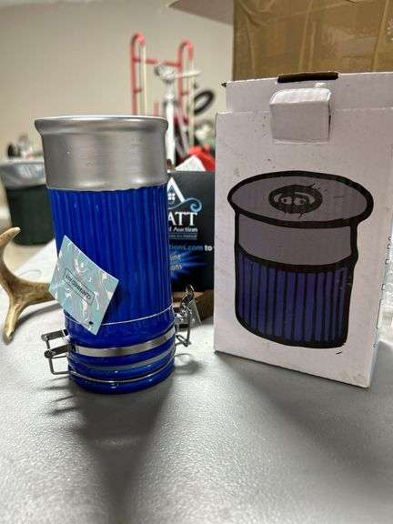 Contained Art in original box -Shot gun shell -sealed container ...