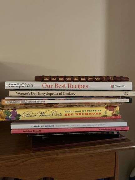 Stack of good cookbooks - McNatt Real Estate