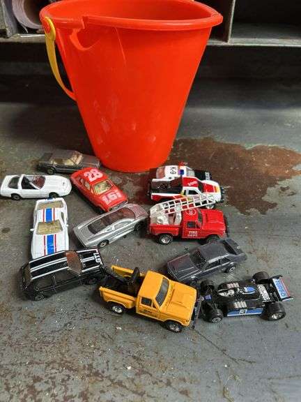 Bucket of little cars - McNatt Real Estate
