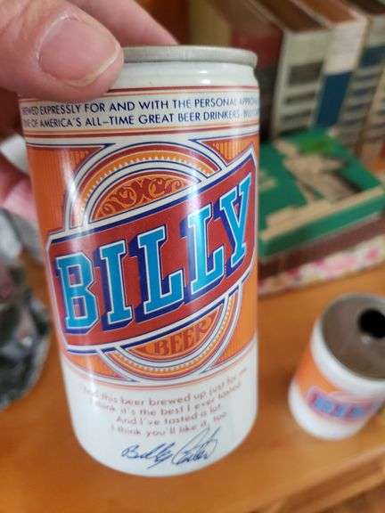 Billy beer cans - McNatt Real Estate