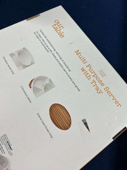 New! Our Table Multi Purpose Server with Tray - McNatt Real Estate