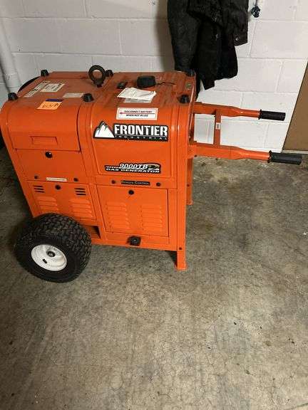 New never used ! Frontier 9000 gas generator - McNatt Real Estate