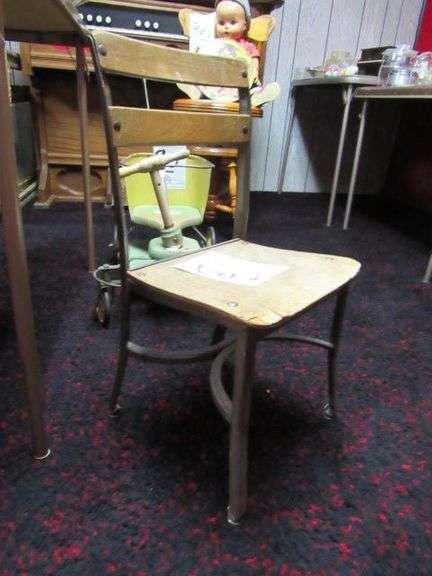 OLD SCHOOL CHAIR - McPherson Auction & Realty