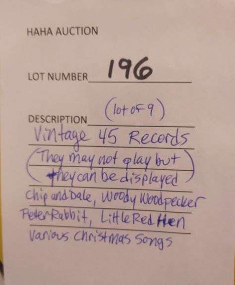 NINE VINTAGE (1950S) 45 RPM RECORDS. WELL WORN AND DAMAGED, BUT LABELS ...