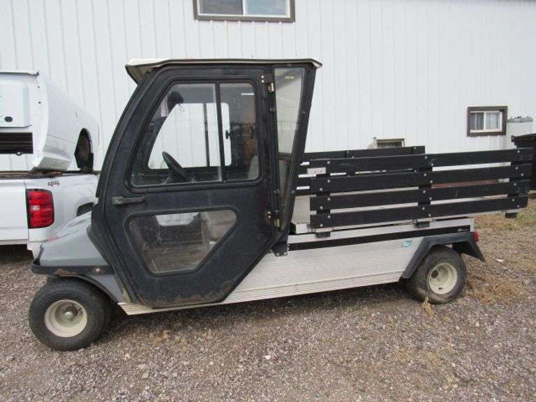 CLUB CAR ELECTRIC GOLF / UTILITY CART - ENCLOSED CAB WITH HEATER, APROX ...
