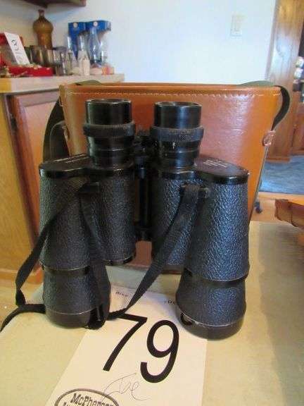 REVRIE 7X50 BINOCULARS - WITH CASE - McPherson Auction & Realty