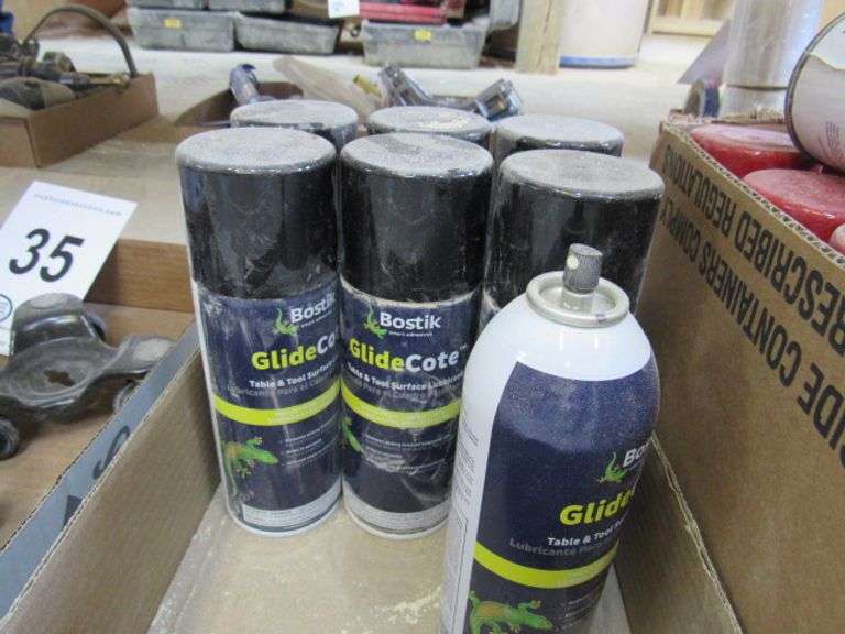 19 CANS OF LAMI LUBE / GLIDE COAT SPRAY - NEW - McPherson Auction & Realty