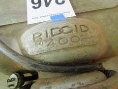 RIDGID MODEL 400 POWER PIPE THREADER - WORKS GREAT - McPherson Auction ...