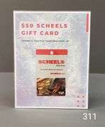 $50 gift card to Scheels. Donated by West River Electric Association ...