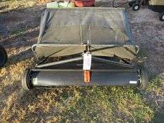 AGRA FAB PULL BEHIND LAWN SWEEP - McPherson Auction & Realty