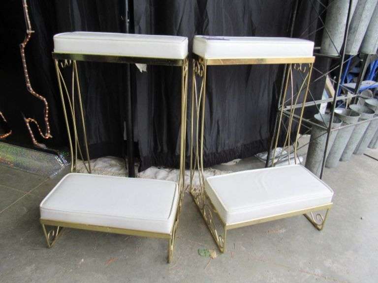 2 KNEELING WEDDING ALTER FRAMES - McPherson Auction & Realty