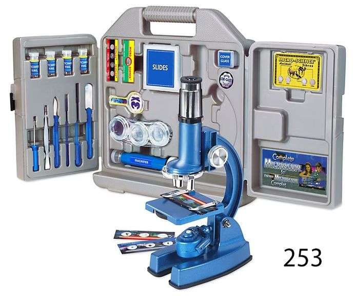 Lakeshore Young Scientist Microscope Set. Lets young scientists view ...