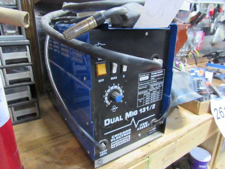 CHICAGO ELECTRIC DUAL MIG 131/2 WELDER AND WELDING HELMET - McPherson ...