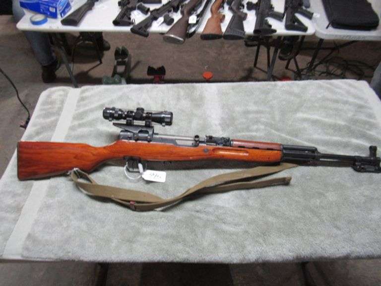 JAPANESE MILITARY RIFLE SEMI AUTO W/SCOPE AND BAYONET NO CLIPS ...