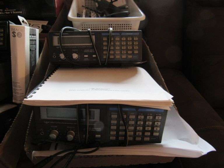 TWO REALISTIC PRO34 PROGRAMMABLE SCANNERS - McPherson Auction & Realty