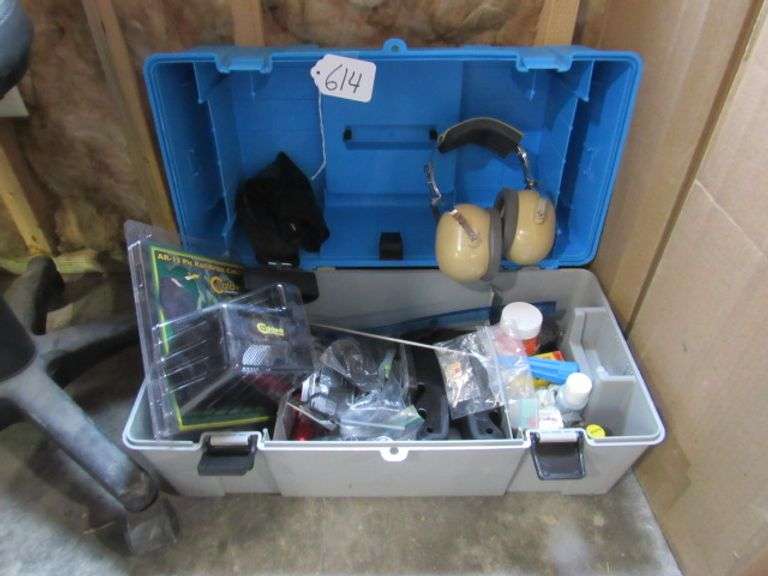 MIDWAY RANGE BOX WITH RELOADING SUPPLIES - McPherson Auction & Realty