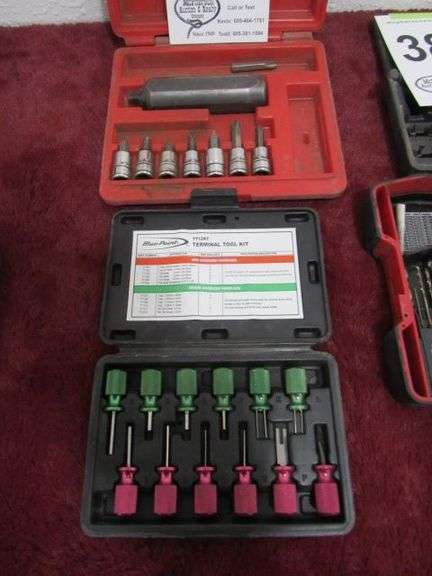 SNAP ON IMPACT DRIVER SET AND BLUE POINT TOOL KIT - McPherson Auction ...