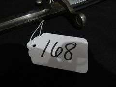 1891 OFFICERS DAGGER W/ 15 1/2" BLADE AND METAL SHEATH - LAST NAME IS ...