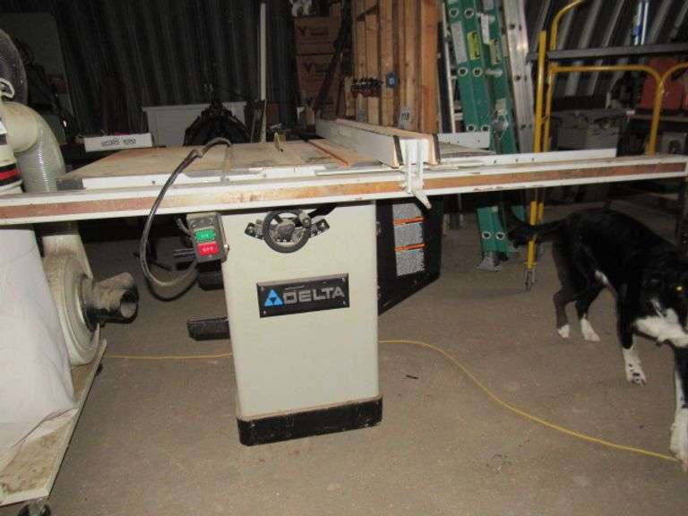 DELTA 10 LEFT TILT HYBRID TABLE SAW WITH BIESEMEYER SAW FENCE ...