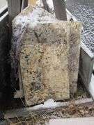 Group of three granite type countertops and assorted small pieces of ...