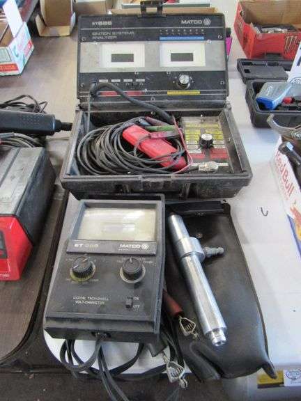 MATCO MODEL ET686 IGNITION SYSTEMS ANALYZER AND MATCO ET 988 DIGITAL ...
