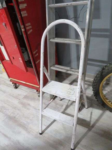 16' DAVIDSON ALUM. EXT. LADDER AND SMALL STEP LADDER - McPherson ...