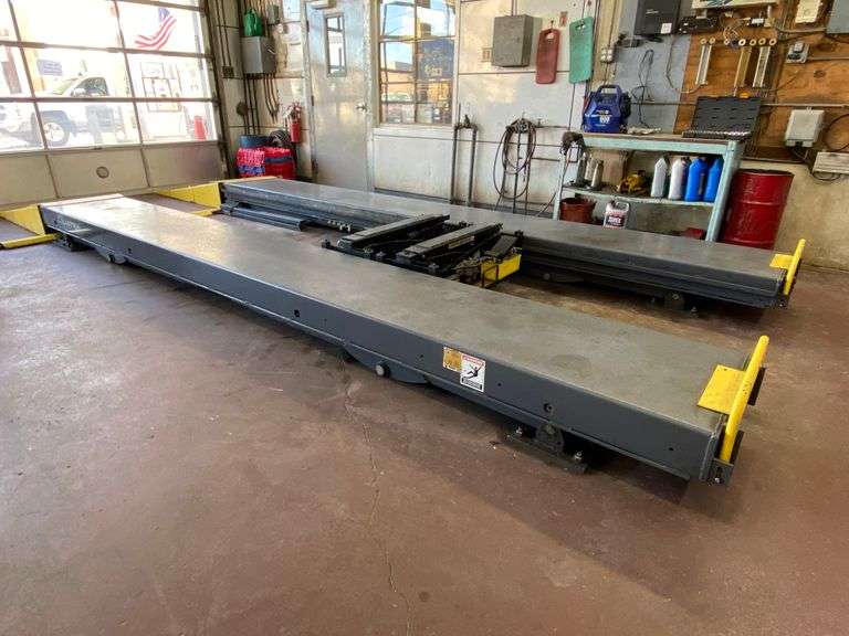 BEND PAK DRIVE ONE SHOP HOIST - SCISSOR STYLE - 12,000 POUND CAPACITY ...