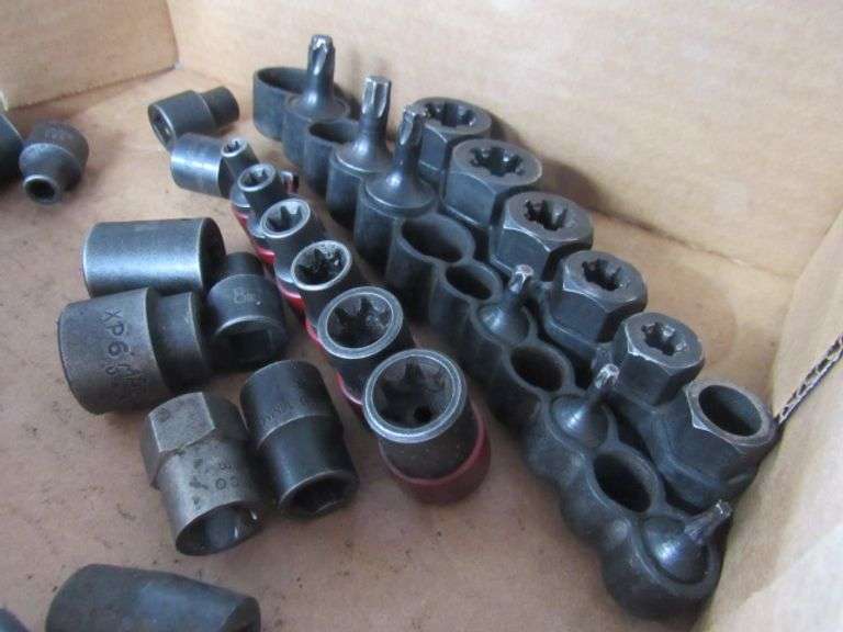 ASSORTED IMPACT SOCKETS AND TORX - McPherson Auction & Realty