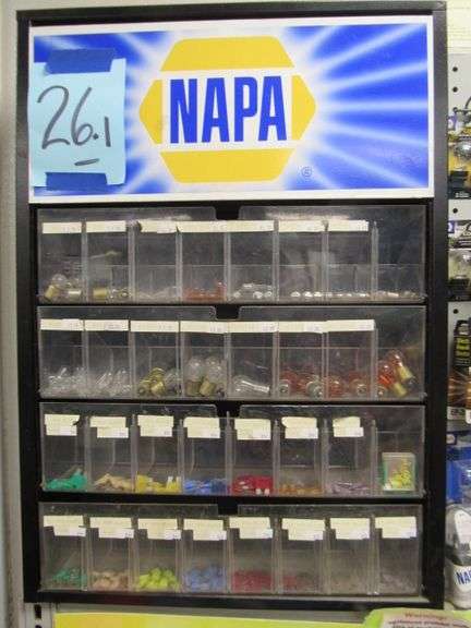 NAPA AUTOMOTIVE FUSE CENTER W/ NEW FUSES - BULBS AND CONTENTS - ON THE ...