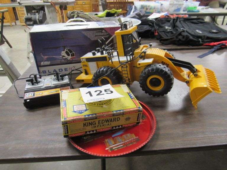 CAT REMOTE CONTROL DOZER *WORKING!* KING EDWARD TOBACCO BOX, MINNESOTA ...