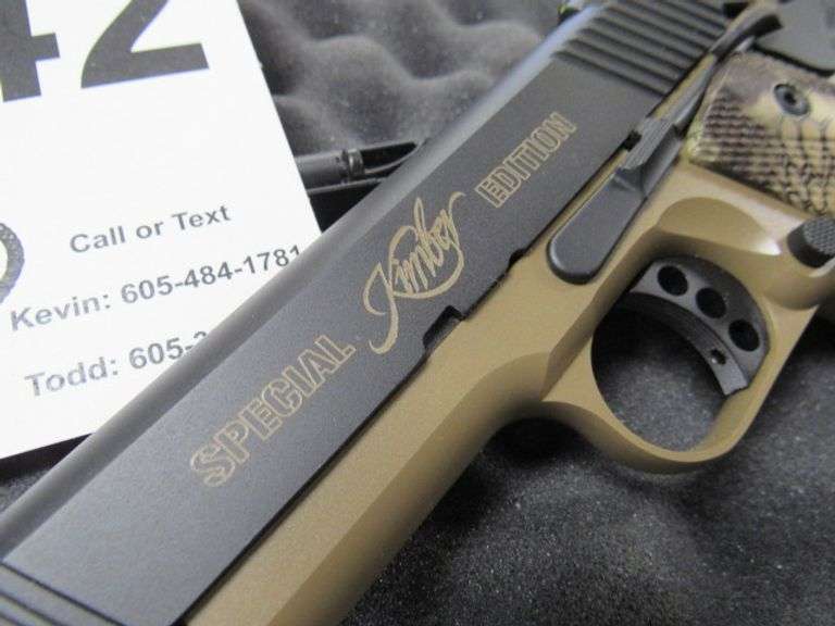 SPECIAL KIMBER EDITION 45 HERO CUSTOM SN K621242 W/ TWO CLIPS ...
