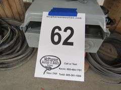 MIDWEST RV BOX 50-30-20 PLUG AND THREE PARTIAL SPOOLS OF WIRE ( RV ...