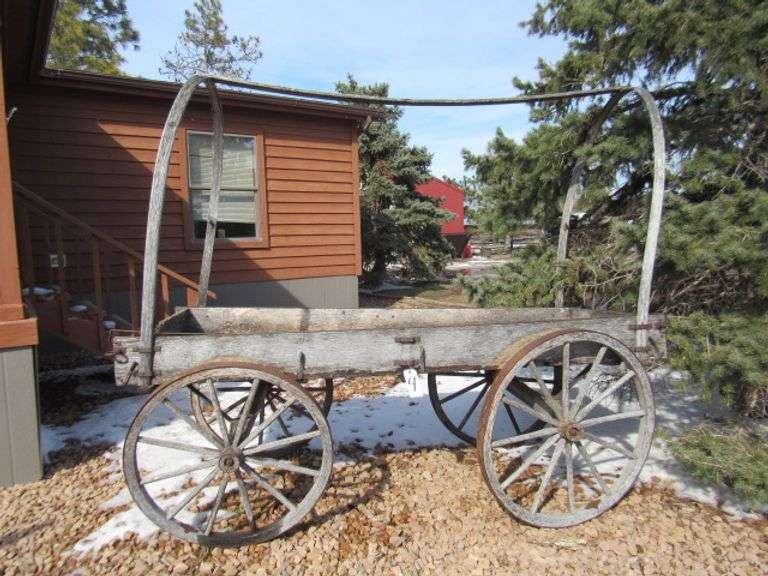 SMALL WAGON W/ HOOPS - McPherson Auction & Realty