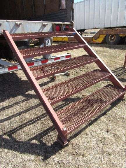 48" STEEL STEPS TO ACCESS SEMI TRAILERS - McPherson Auction & Realty