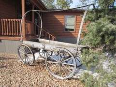 SMALL WAGON W/ HOOPS - McPherson Auction & Realty