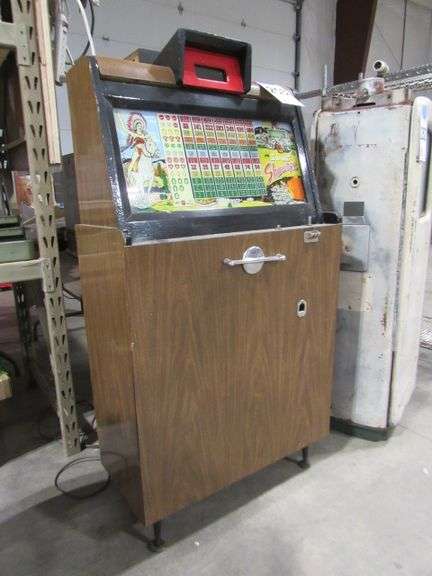 SWEET SHAWNEE AMUSEMENT MACHINE - LIGHTS UP - COOL OLD VINTAGE PIECE ...