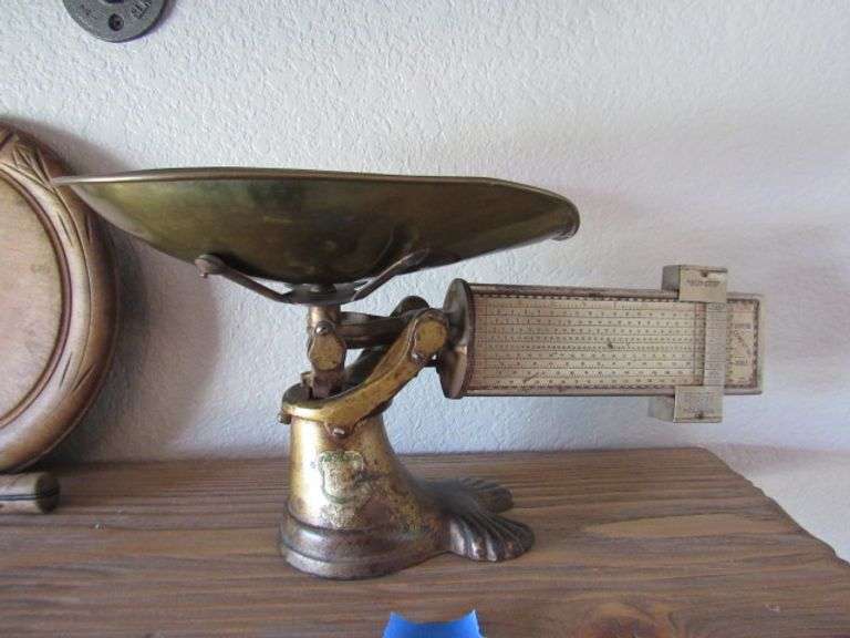 PELOUZE 2LB. SUPERB SCALE, MADE BY PELOUZE MANUFACTURING CO. CHICAGO ...