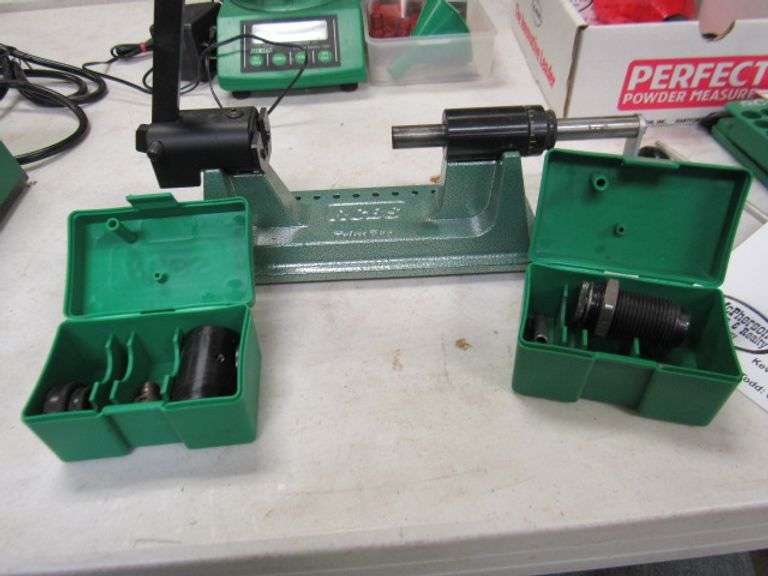 RCBS PRESS AND ATTACHMENTS - McPherson Auction & Realty