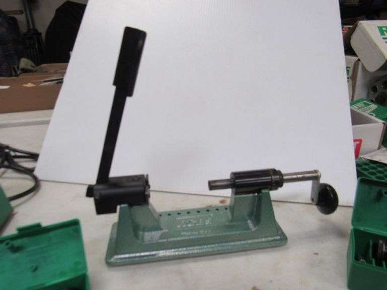 RCBS PRESS AND ATTACHMENTS - McPherson Auction & Realty