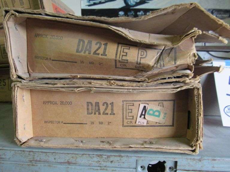 DA21 SENCO STICKNAILS FULL BOX AND ONE PARTIAL BOX - McPherson Auction ...