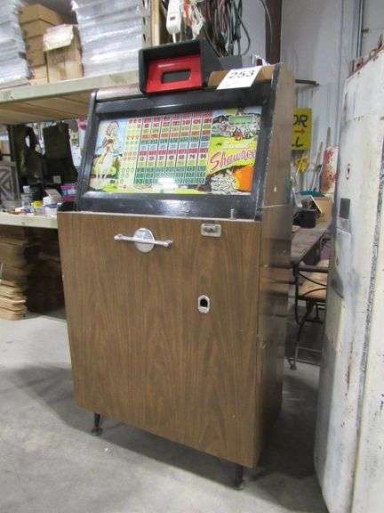 SWEET SHAWNEE AMUSEMENT MACHINE - LIGHTS UP - COOL OLD VINTAGE PIECE ...