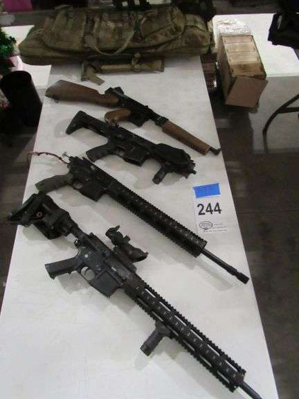FOUR CO2 RIFLES - THOMPSON AND AR REPLICAS -WORKING CONDITION IS ...